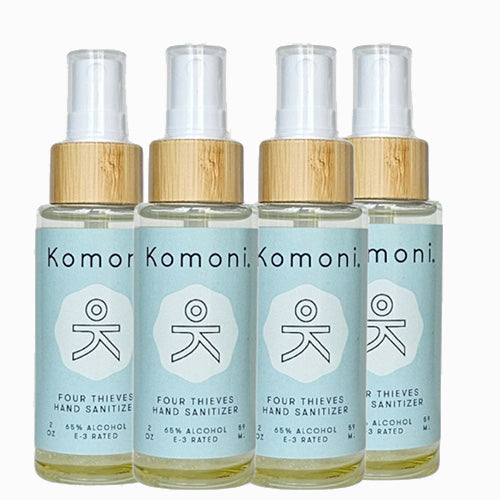 FOUR THIEVES Moisturizing Essential Oil Instant Hand Sanitizer KOMONI